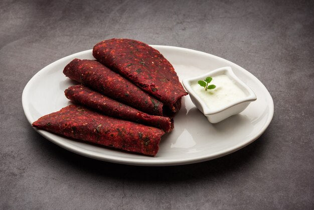 Ragi Beet Chapati – Nutrition by lovneet